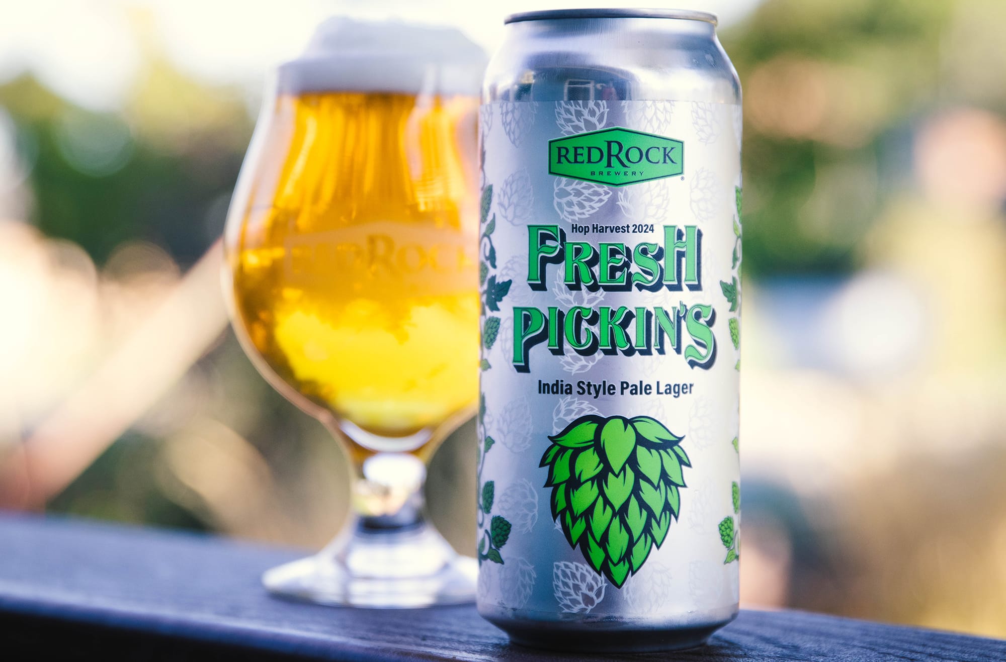 Fresh Pickin's Wet Hop Lager - Red Rock Brewery